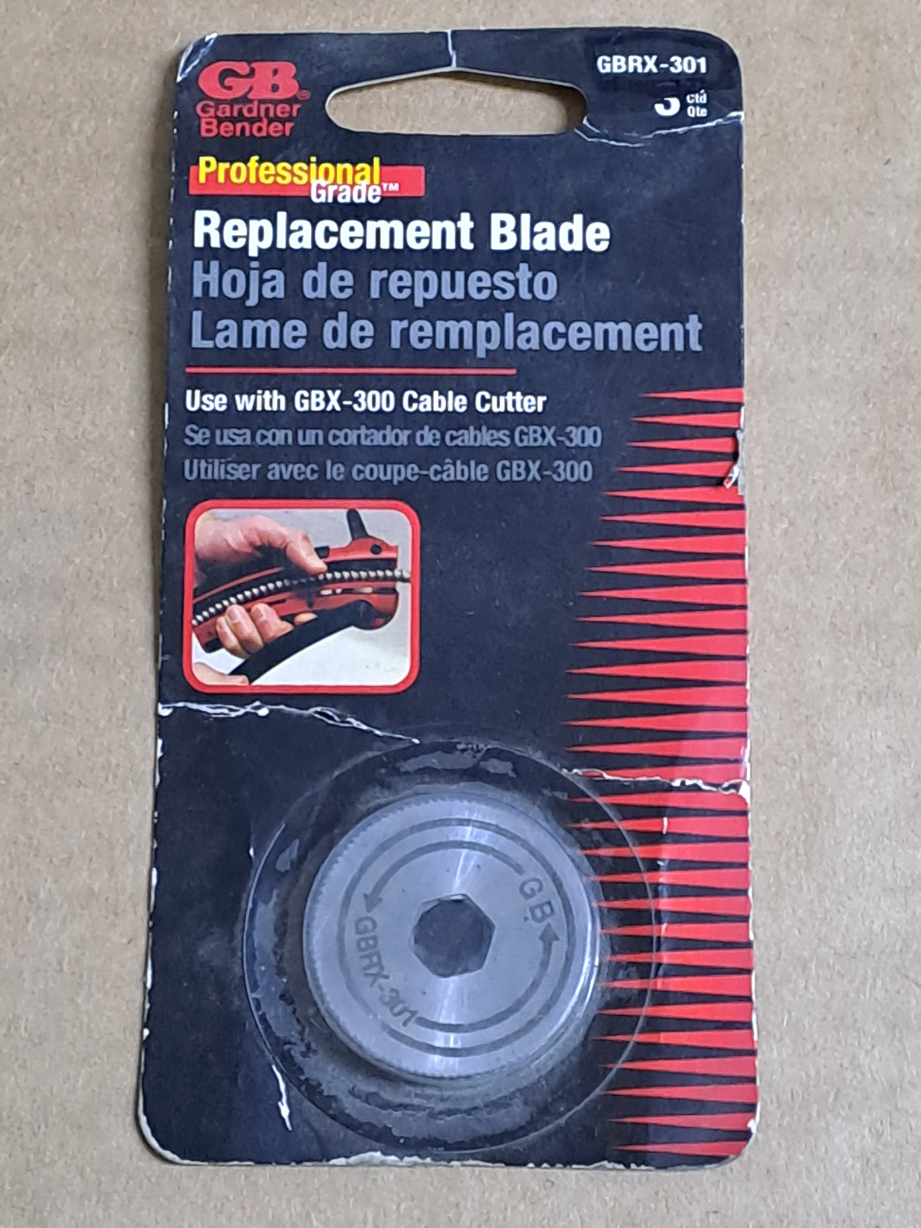 Cuchilla de reemplazo para cortadora GBX-300 | GBRX-301 – ELVATRON